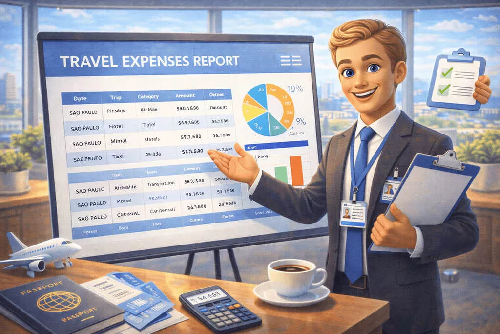 Relatório de despesas de viagem: controle e previsibilidade